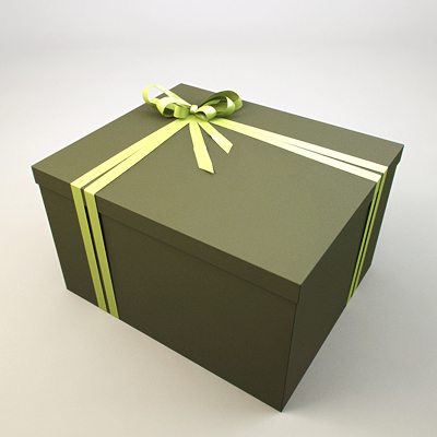 3d model gift wrap
